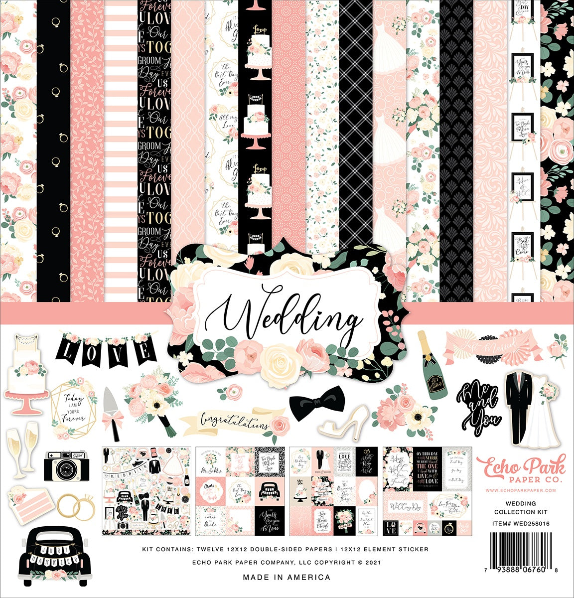Echo Park - 12"x 12" Wedding Paper Pack – Creative Paper Arts