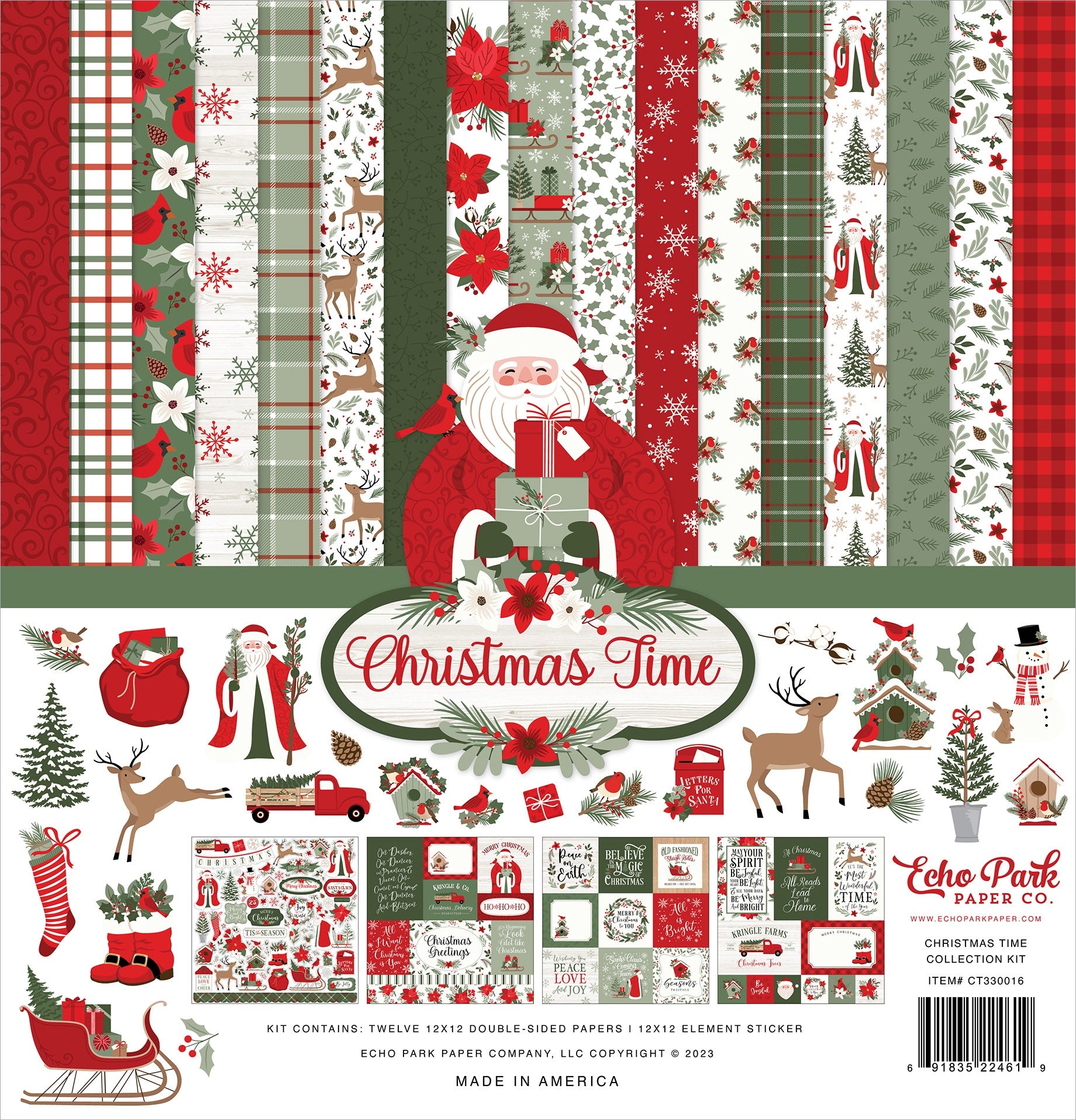 Echo Park 12"x 12" Christmas Time Paper Pack – Creative Paper Arts